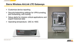 Axis deployable 4G/LTE solution | PPT