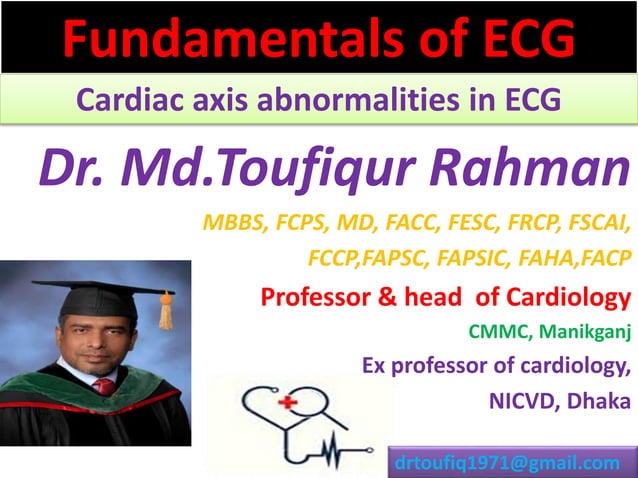 Cardiac axis abnormalities in ECG | PPTX