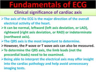 Cardiac axis abnormalities in ECG | PPTX