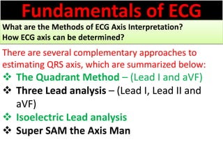 Cardiac axis abnormalities in ECG | PPTX
