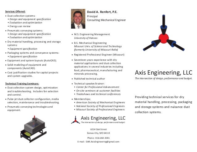 Axis Eng Contact and Brochure