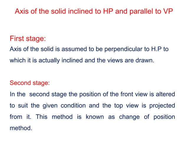 Solid Axis inclined to hp | PPTX