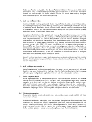 Axis Intelligent Video | PDF