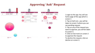 Axis pay steps presentation (Unified Payment Interface) | PDF
