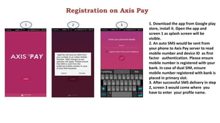 Axis pay steps presentation (Unified Payment Interface) | PDF