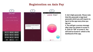 Axis pay steps presentation (Unified Payment Interface) | PDF