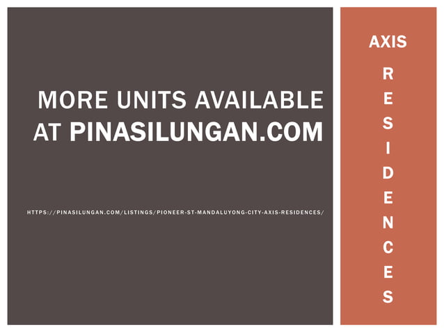 Axis Residences | PPT