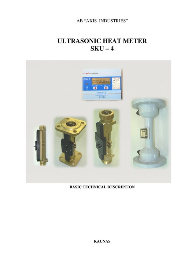 AXIS SKU-4 RHI Heat Meter | PDF | Science