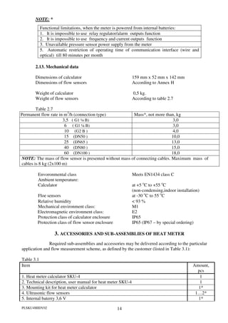 AXIS SKU-4 RHI Heat Meter | PDF