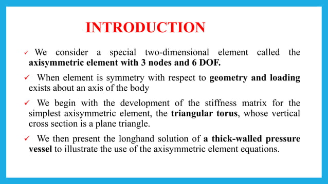 Axisymmetric Ppt