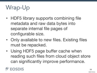 Creating Cloud-Optimized HDF5 Files | PPT
