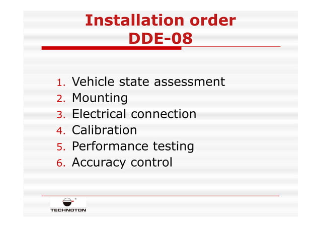 Axle load sensor DDE08 - weight control on transport | PDF