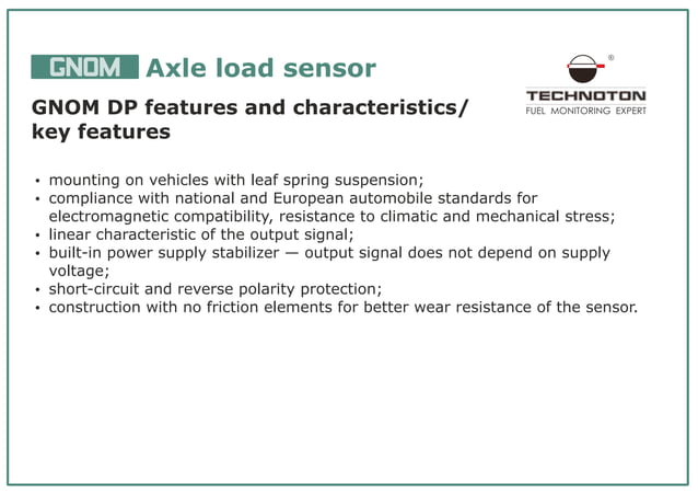 GNOM Axle load monitoring (ENG) | PDF | Commercial Trucks | Auto Body ...