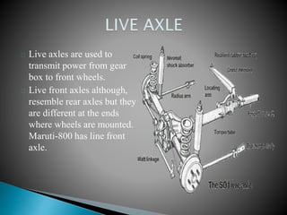 Types of Axles | PPTX