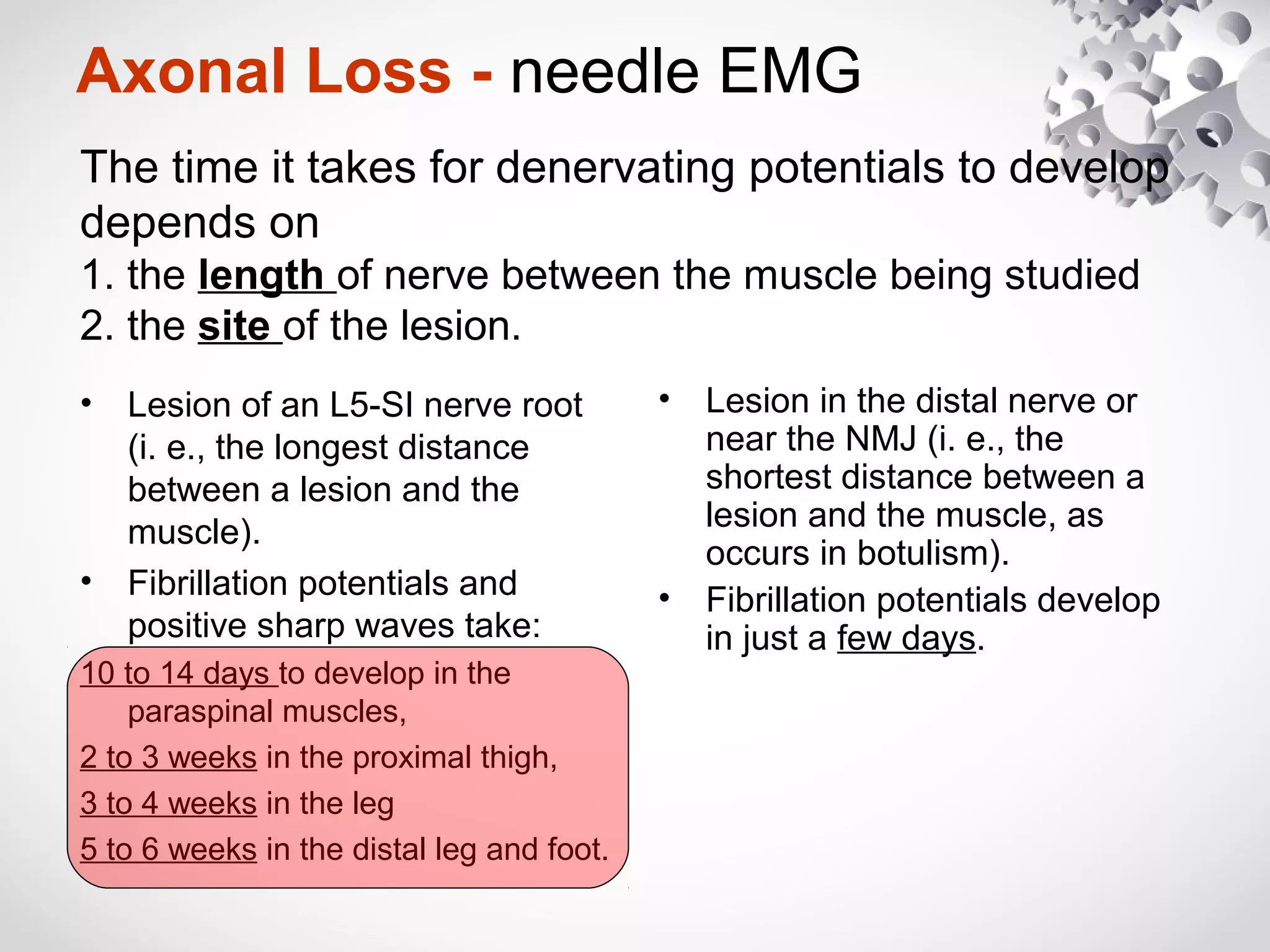 Nerves conduction study, Axonal loss vs Demyelination | PPT