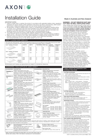 Axon Cladding Installation Guide | PDF