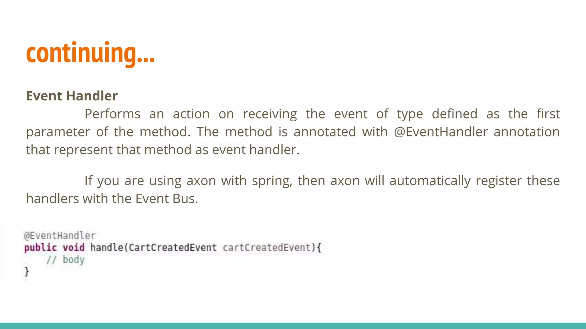 Axon Framework Exploring Cqrs And Event Sourcing Architecture Ppt Free Download