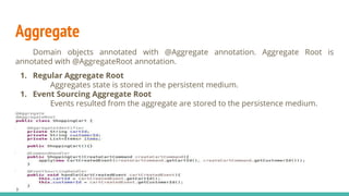Axon Framework, Exploring CQRS and Event Sourcing Architecture | PPTX