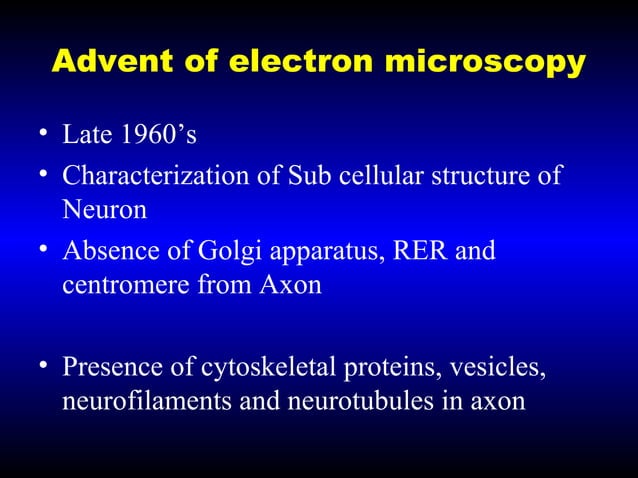 Axoplasmic flow in Axons - Mechanisms and Applications in Clinical ...