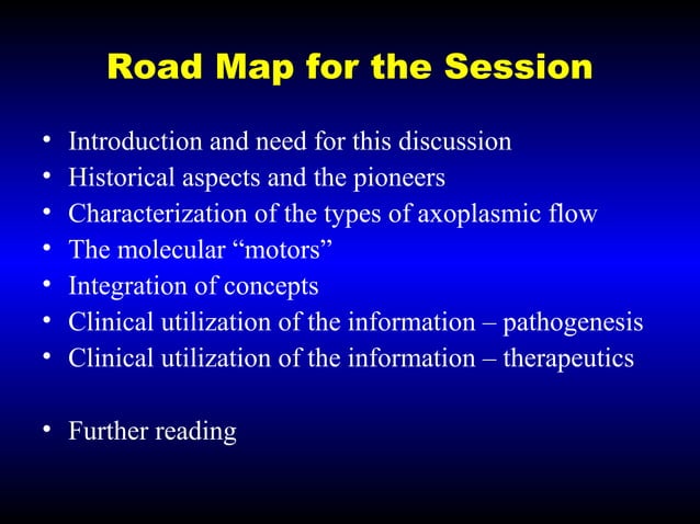 Axoplasmic flow in Axons - Mechanisms and Applications in Clinical ...