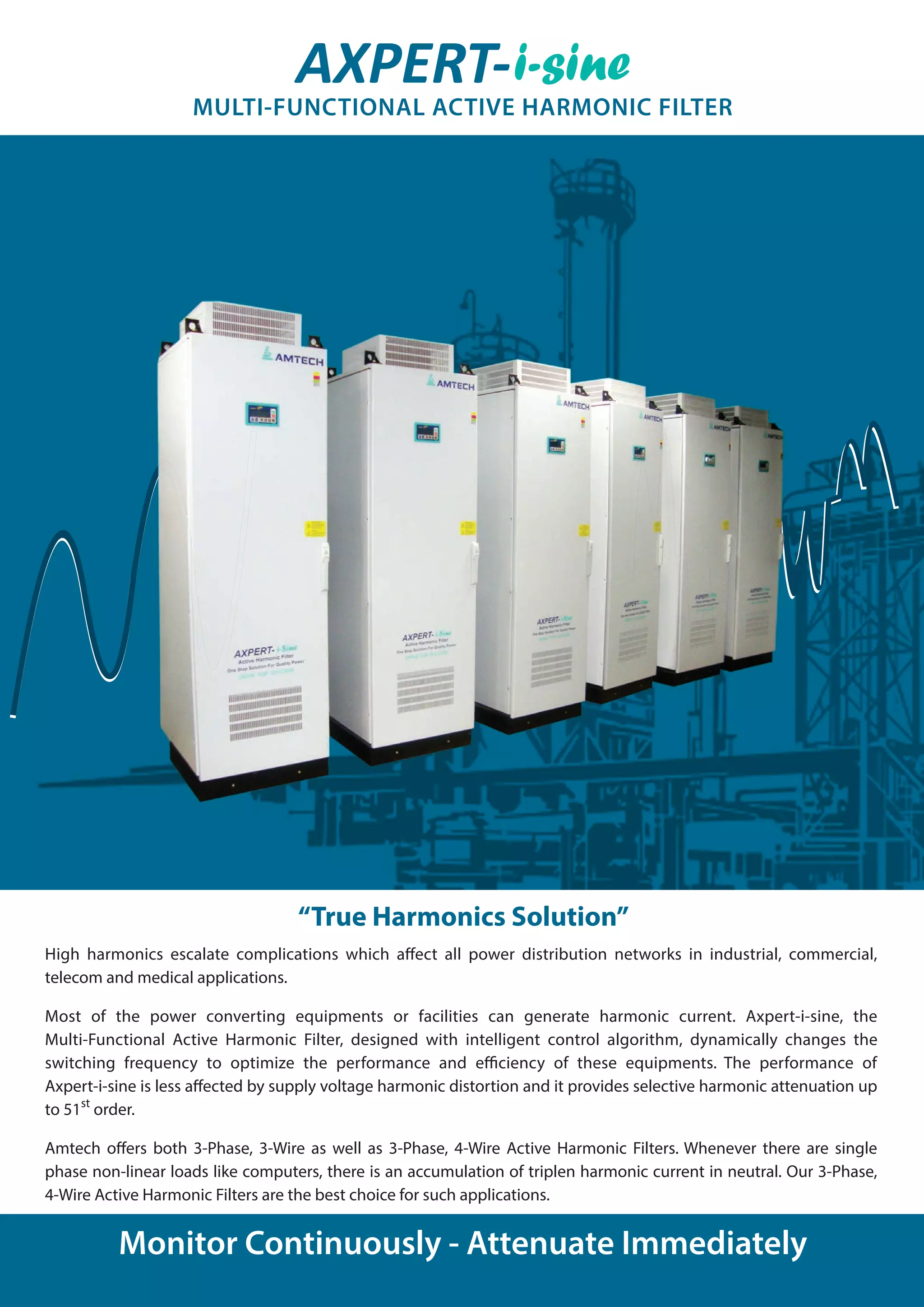 Axpert i-sine - Multi Function Active Harmonic Filter | PDF