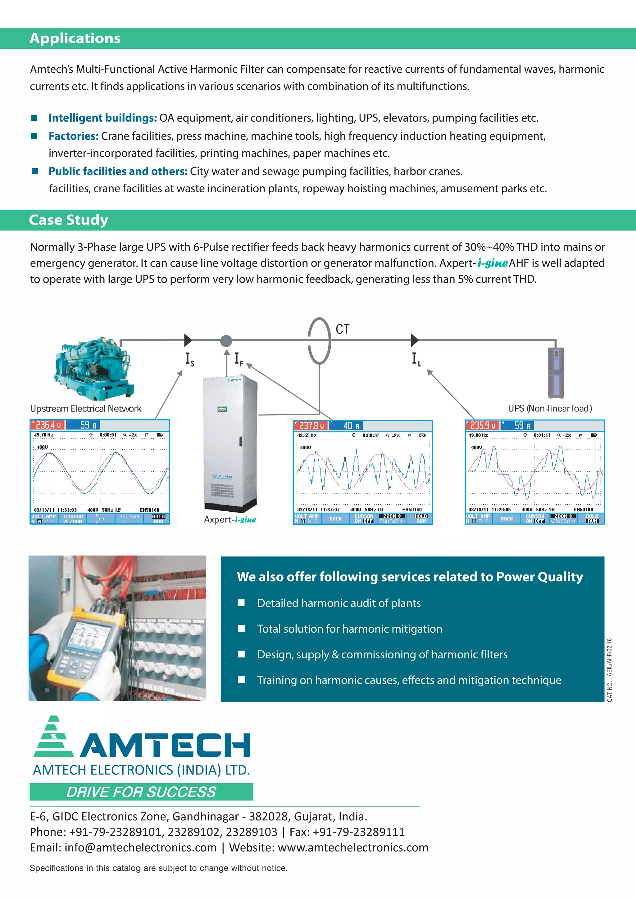 Axpert i-sine - Multi Function Active Harmonic Filter | PDF