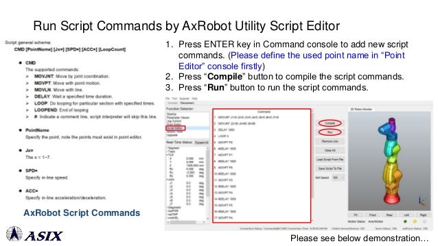 AxRobot Robot Programming Tutorial I -- Offline Programming | PPT