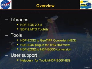 HDF-EOS Tools | PPT
