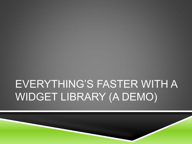 Getting Started with Axure Widget Libraries | PPTX