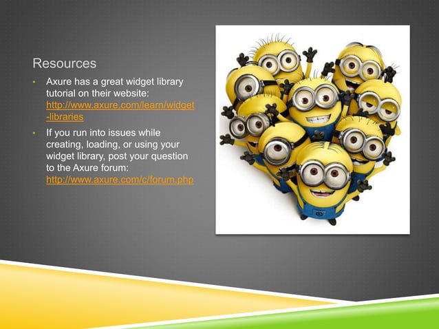 Getting Started with Axure Widget Libraries | PPTX