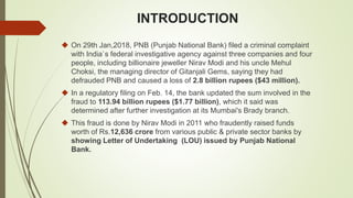PNB SCAM (NIRAV MODI) | PPTX | Business Banking & Finance | Business