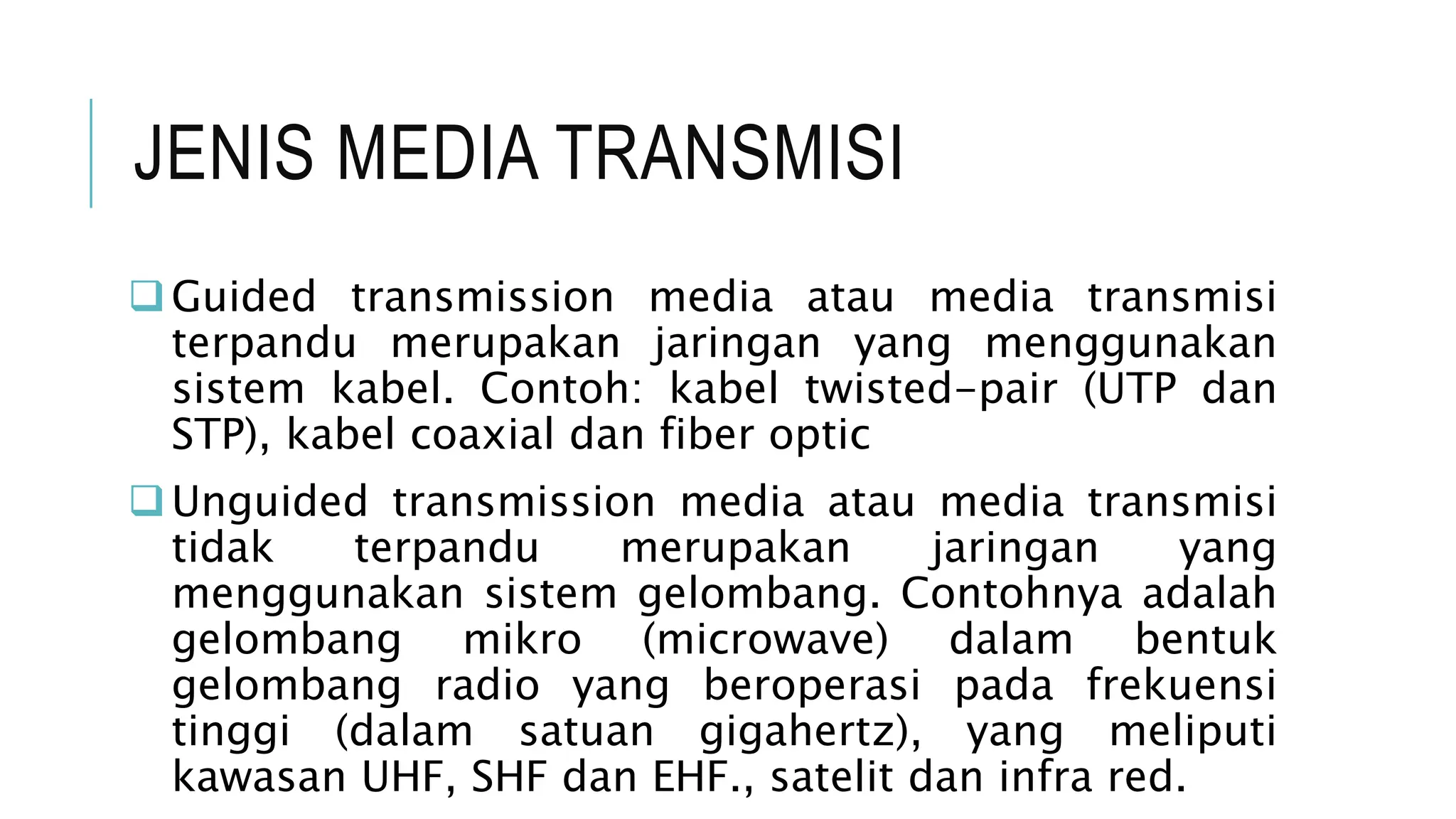 Jaringan Nirkabel - Instalasi Jaringan Kabel UTP | PPTX