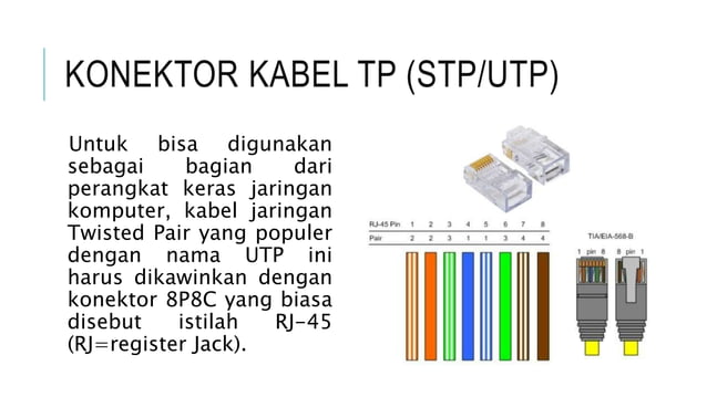 Jaringan Nirkabel - Instalasi Jaringan Kabel UTP | PPTX