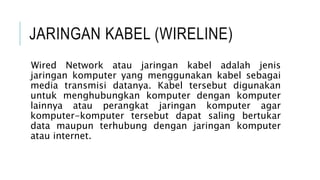 Jaringan Nirkabel - Instalasi Jaringan Kabel UTP | PPTX