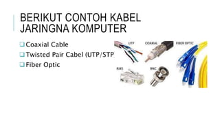 Jaringan Nirkabel - Instalasi Jaringan Kabel UTP | PPTX