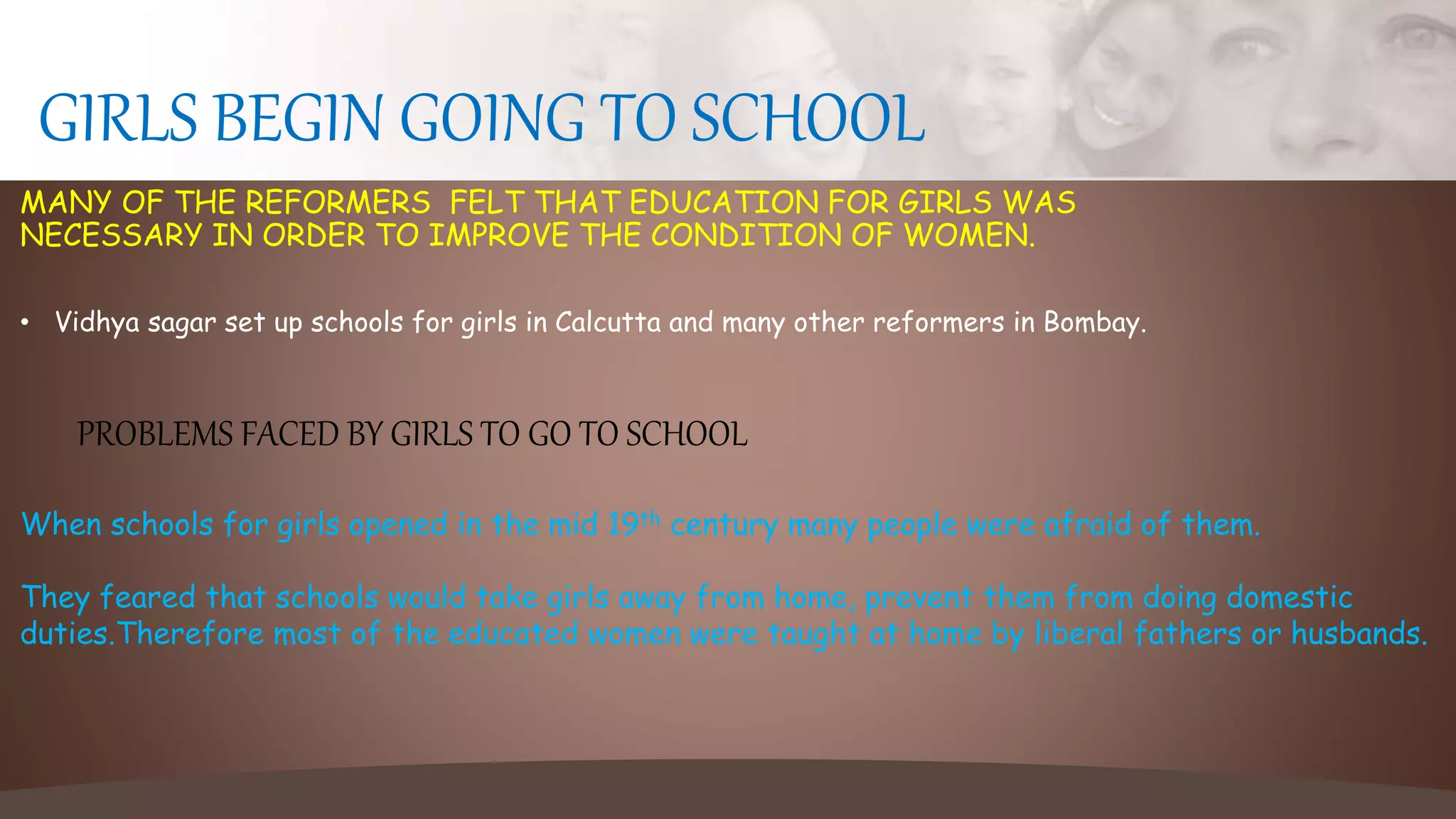 women caste and reform PPT | PPTX