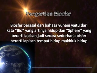 biosfer | PPTX