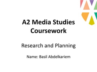 Aya ks5 media assessment (3) | PPT