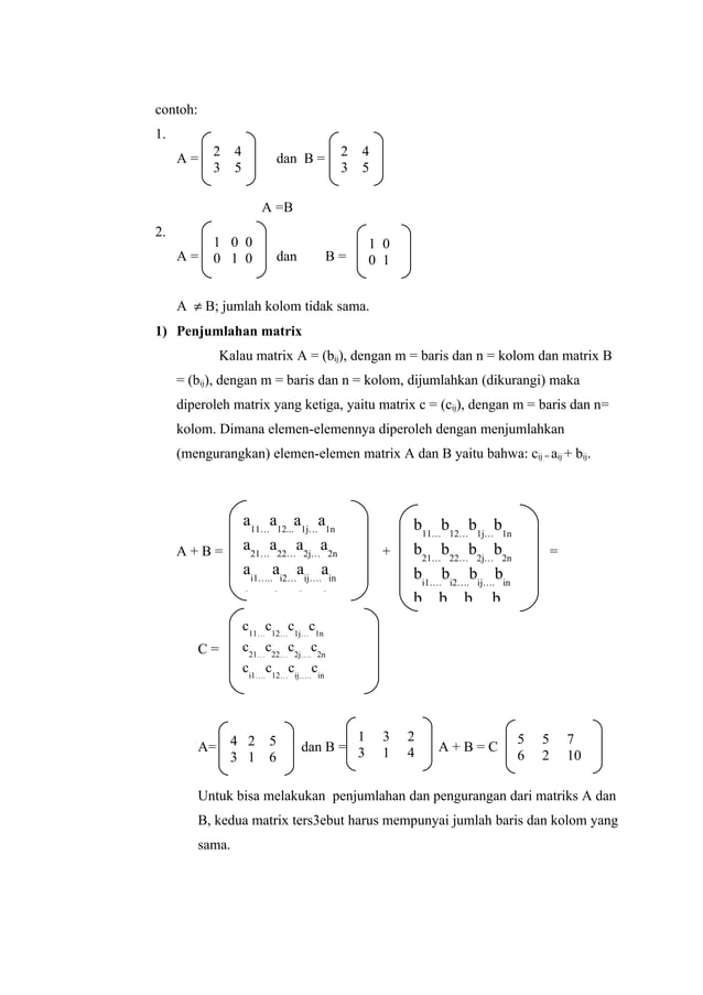 matriks | PDF