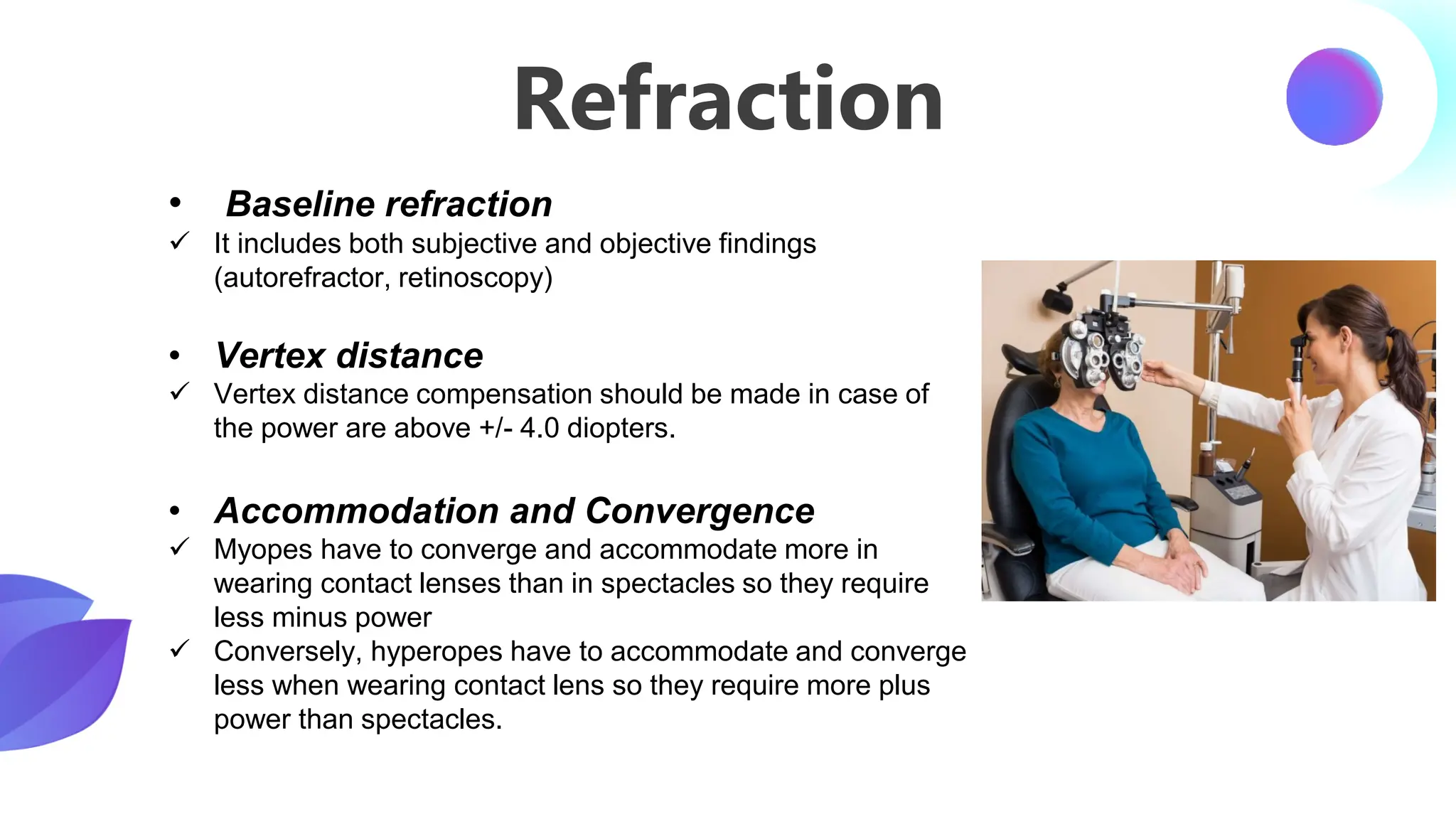 Contact lens pre fitting evaluation and Examination | PDF