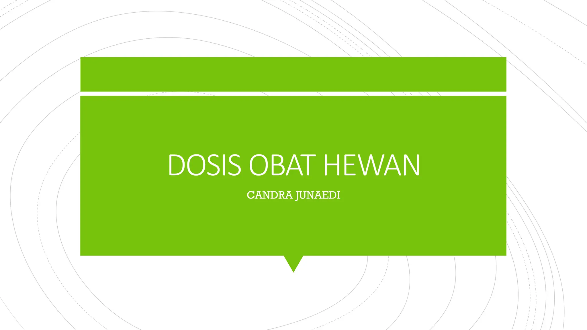 DOSIS OBAT HEWAN (Farmasi Veteriner) materi kuliah farmasi | PDF