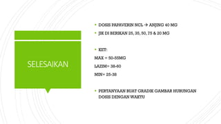 DOSIS OBAT HEWAN (Farmasi Veteriner) materi kuliah farmasi | PDF