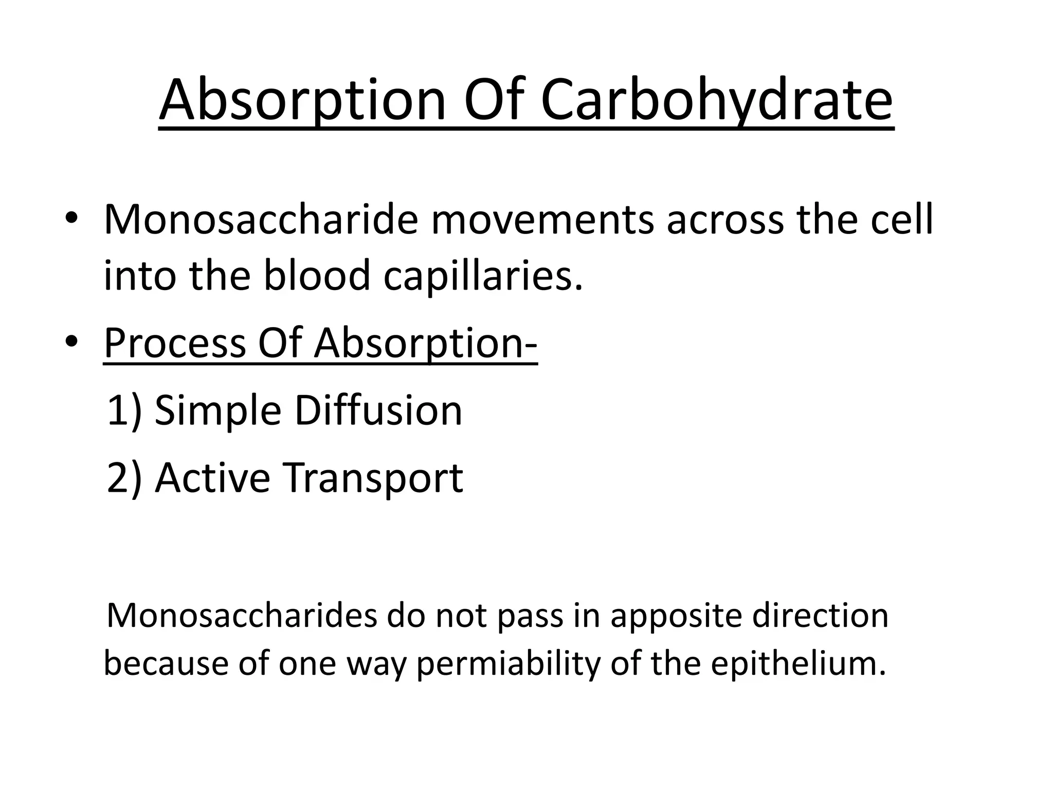 Digestion of carbohydrates | PPTX