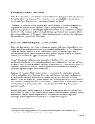 Ayasdi Case Study | PDF