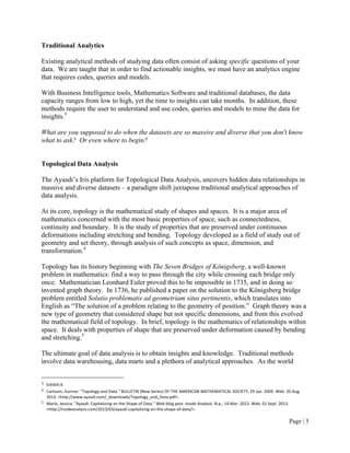 Ayasdi Case Study | PDF