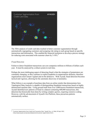 Ayasdi Case Study | PDF
