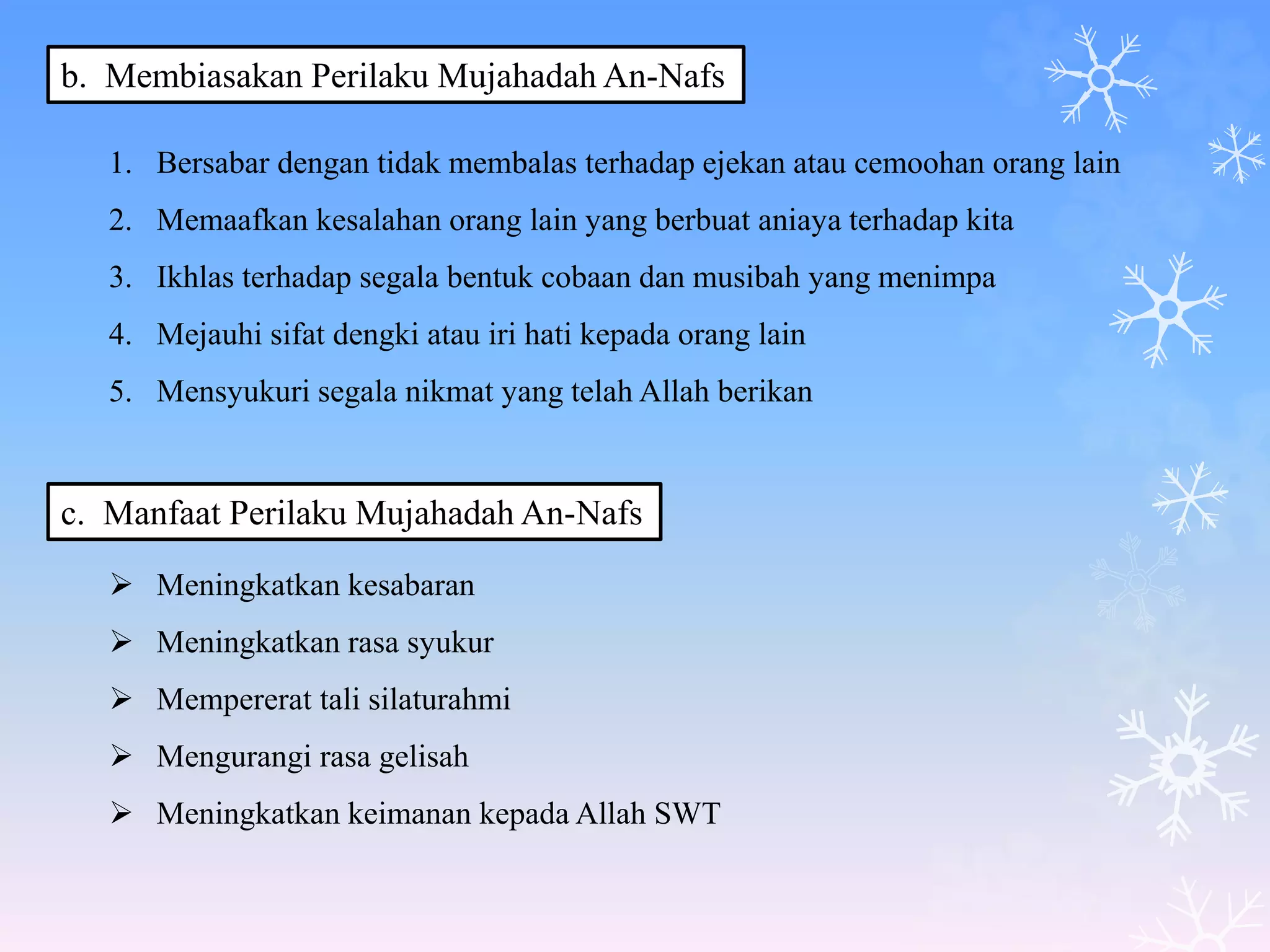 AYAT ALQURAN TENTANG MUJAHADAH AN-NAFS, HUSNUDZAN DAN UKHUWAH.pptx