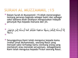 Ayat ayat tentang Peranan Rasulullah | PPT