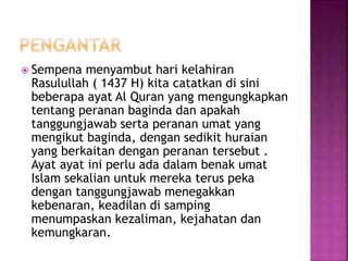 Ayat ayat tentang Peranan Rasulullah | PPT