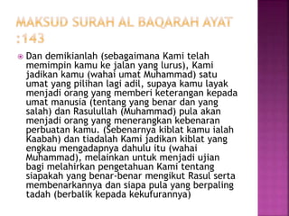 Ayat ayat tentang Peranan Rasulullah | PPT